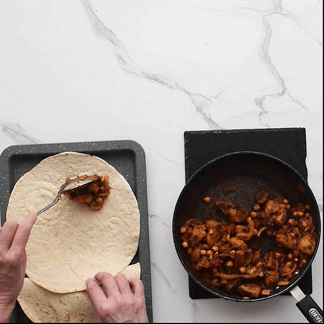 Spicy Vegetable Curry Wrap | SoCook