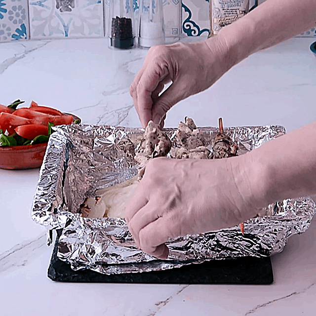 Grilled Chicken Gyros Kebabs Recipe | SoCook