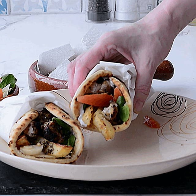 Grilled Chicken Gyros Kebabs Recipe | SoCook