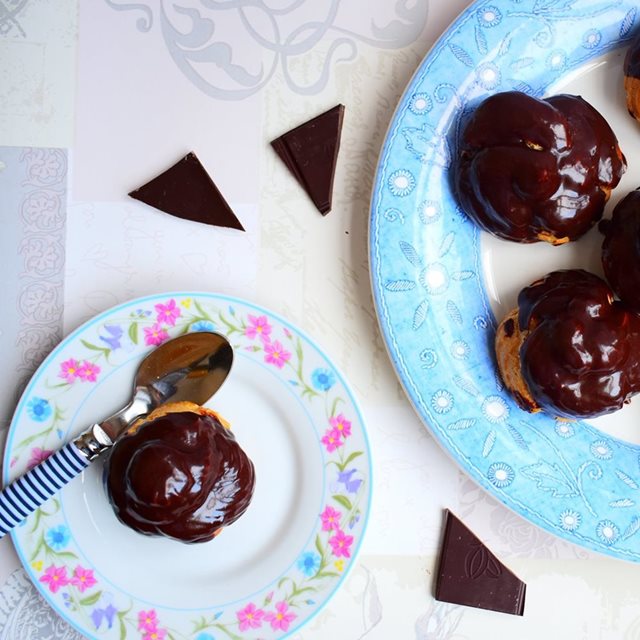Cream Profiteroles with chocolate sauce| Dessert Recipe | SoCook