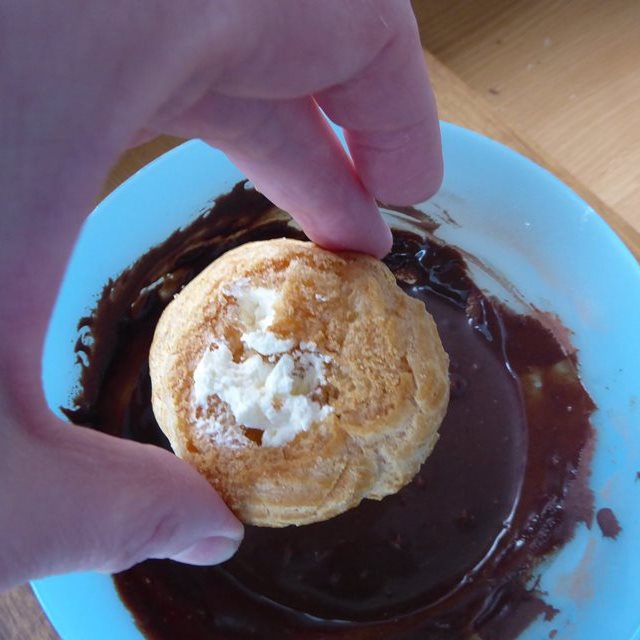 Cream Profiteroles with chocolate sauce| Dessert Recipe | SoCook