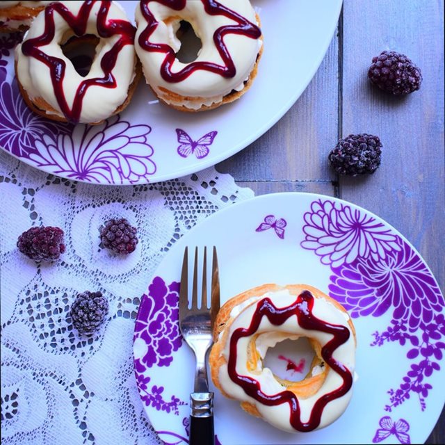 Summer berry & White Chocolate Choux Buns | Cream Puffs | Recipe | SoCook