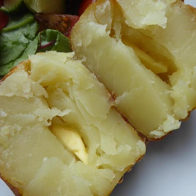 Jacket Potato with Bacon, Spinach and Mushroom | Recipe | SoCook