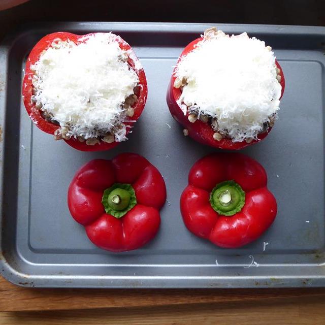 Veggie Pearl Barley Stuffed Peppers with Mushrooms | Recipe | SoCook